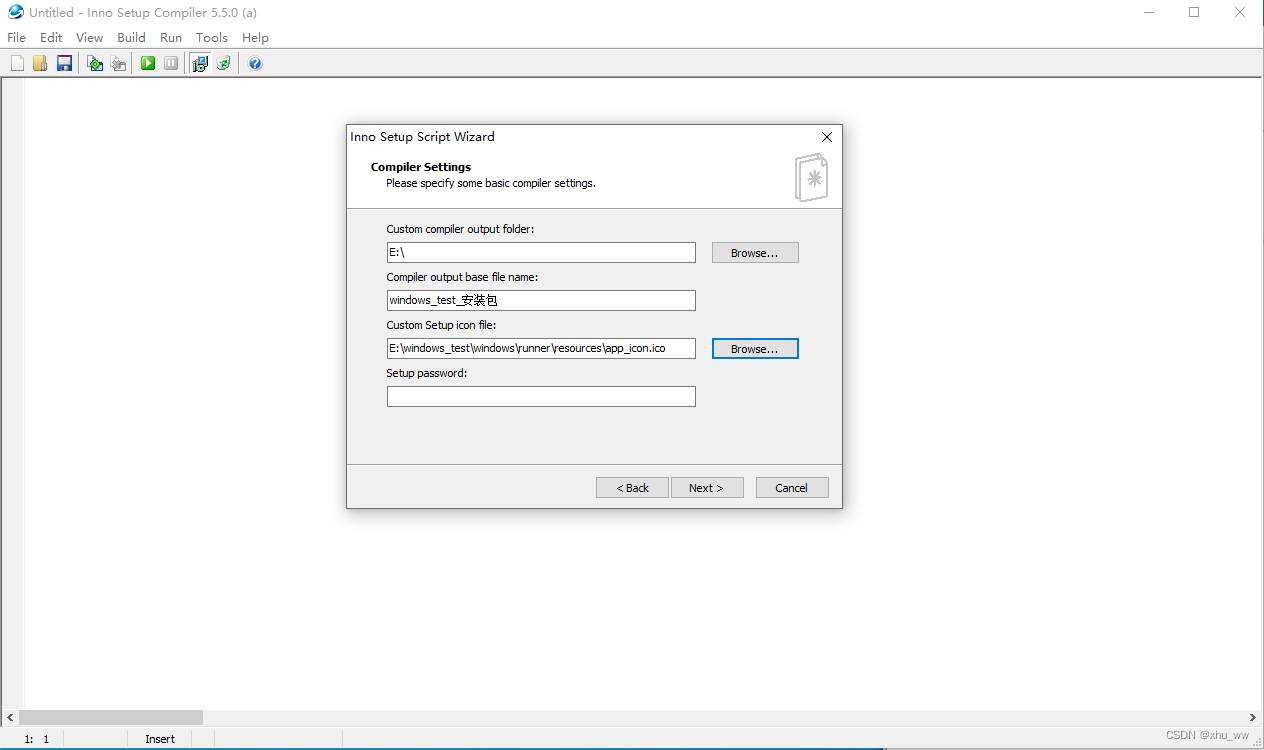 Flutter桌面开发 — Windows App打包以及使用Inno Setup生成.exe文件安装包_flutter打包windows-CSDN博客