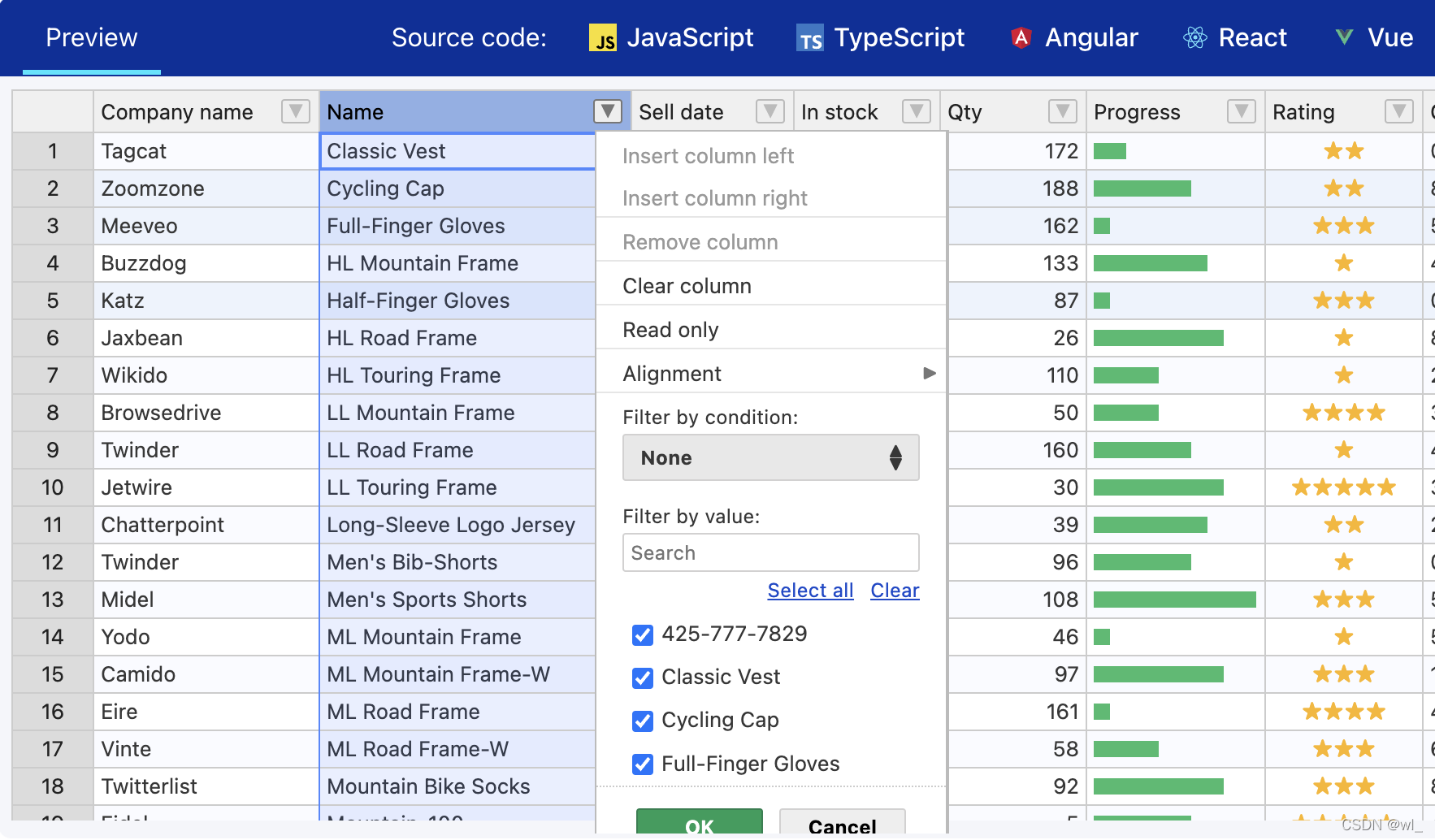 推荐一个表格组件handsontable_handsontable 商用-CSDN博客