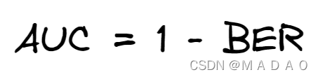 Balanced Error Rate (BER)平衡误差率-CSDN博客