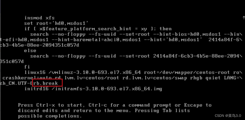 Linux引导过程与服务控制修复MBR扇区，GRUB引导故障，修改root密码_菜鸟3.0的博客-CSDN博客