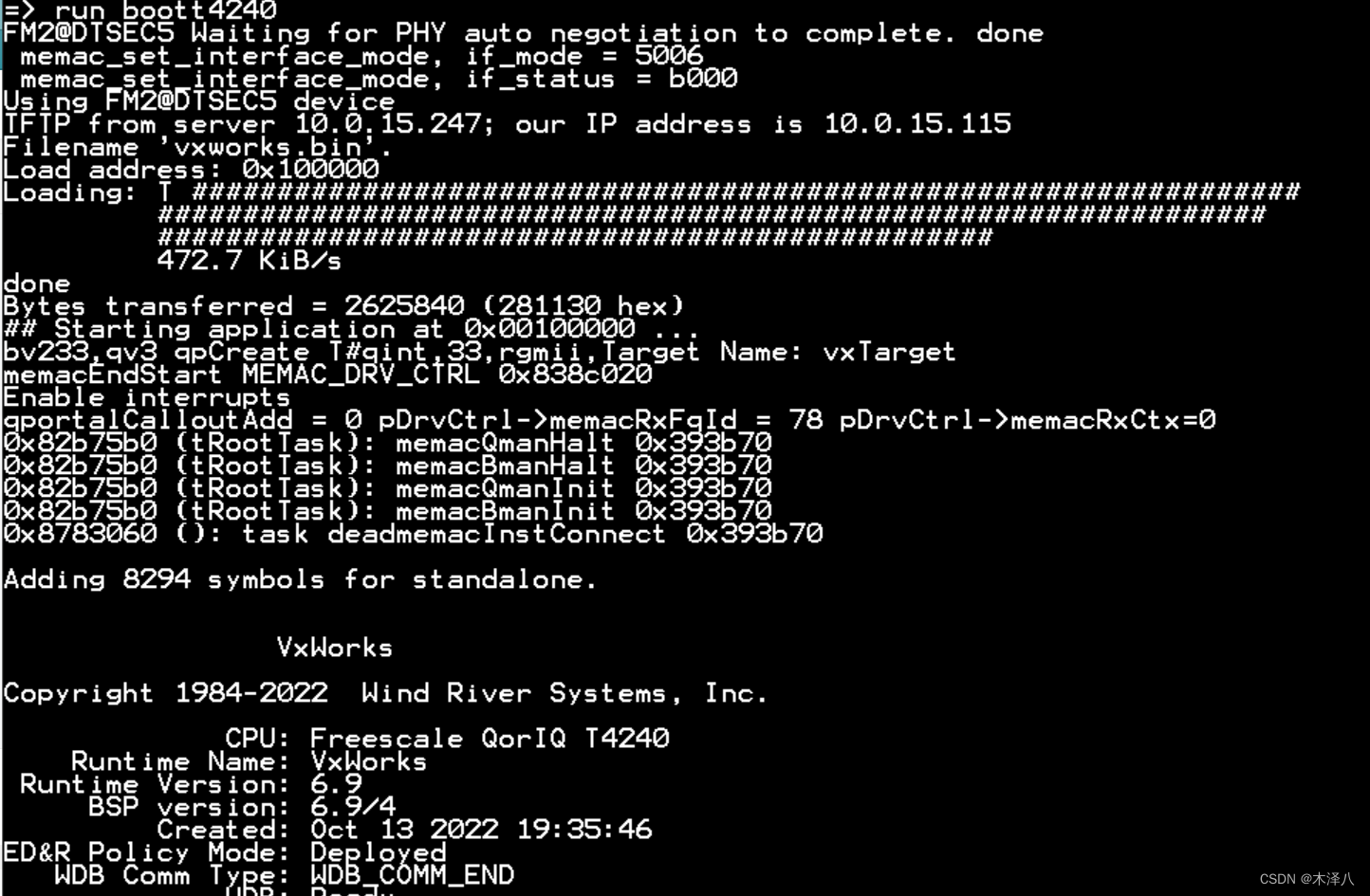 uboot引导vxworks6.9(T4240) 启动_codewarrior调试vxworks-CSDN博客