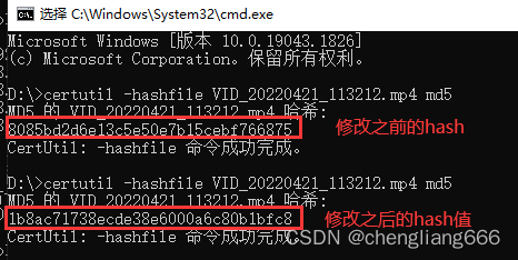 如何快速改变视频文件的hash值？_源视频的哈希中心-CSDN博客