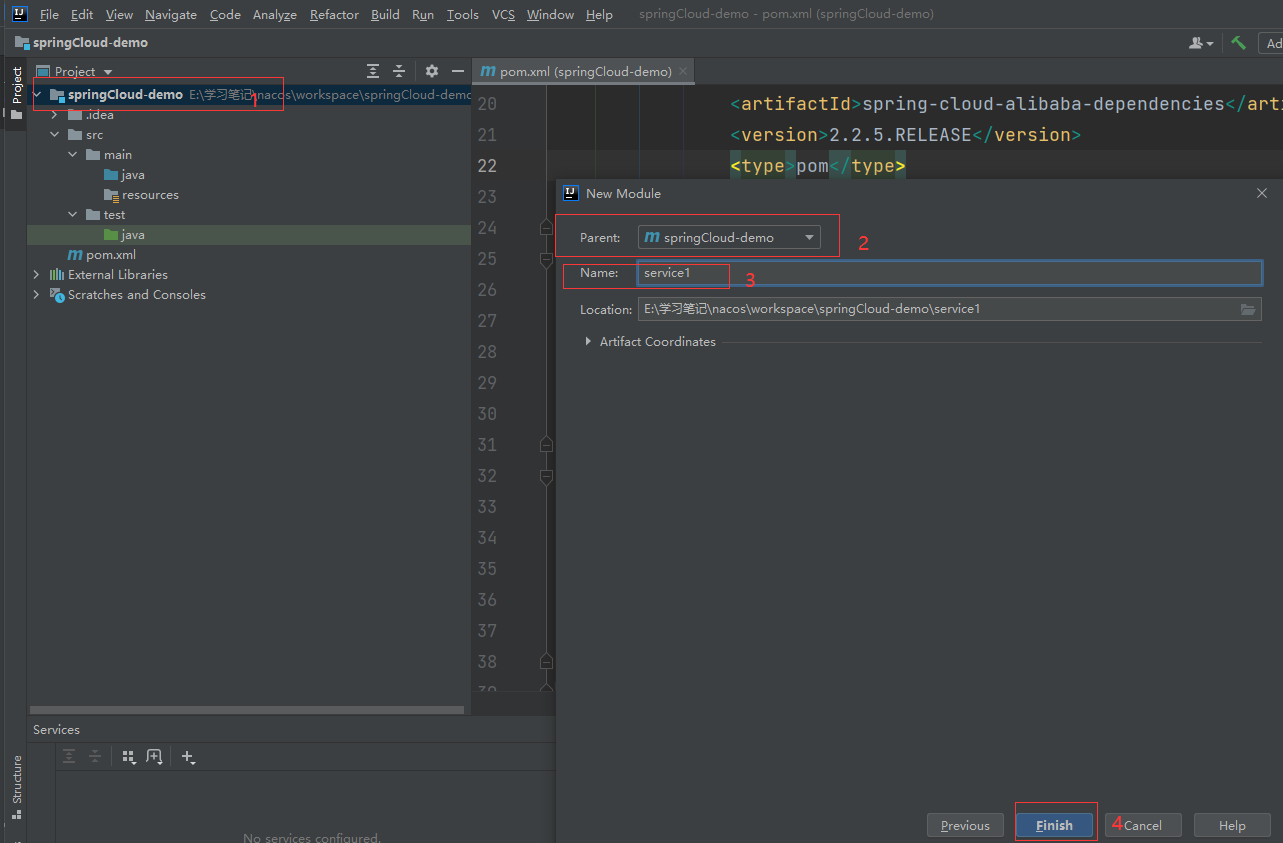 SpringCloud——Maven方式创建微服务项目（如何分别打包启动）、公共模块如何创建和引入以及如何远程调用(Feign)_springcloud 微服务 maven 打包-CSDN博客