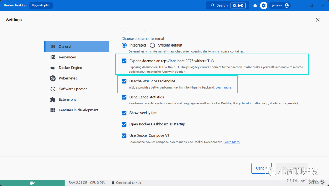 Windows10（家庭版）安装Docker-desktop并运行docker启动redis服务_win10家庭版 wsl2安装dockerdesktop-CSDN博客