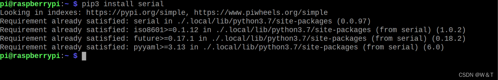 树莓派pip3 Install Serial出错pip Install Serial Csdn博客