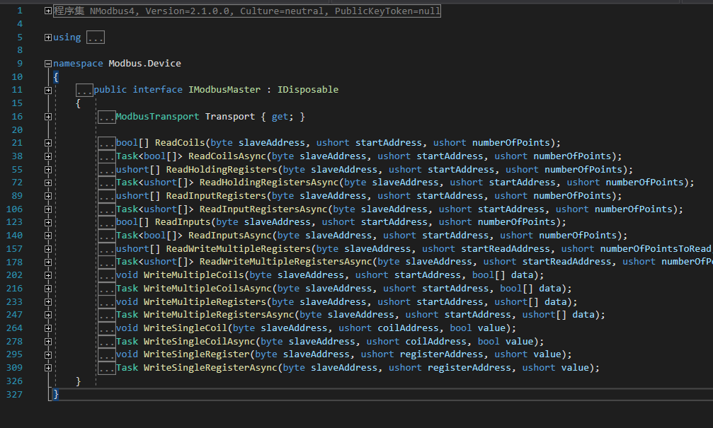 C#实现ModbusRTU详解【六】—— NModbus4报文读写_c# nmodbus4-CSDN博客