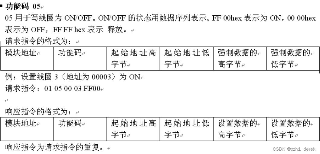 【modbus通信实验四】modbus Rtu协议modbus Rtu协议指令 Csdn博客