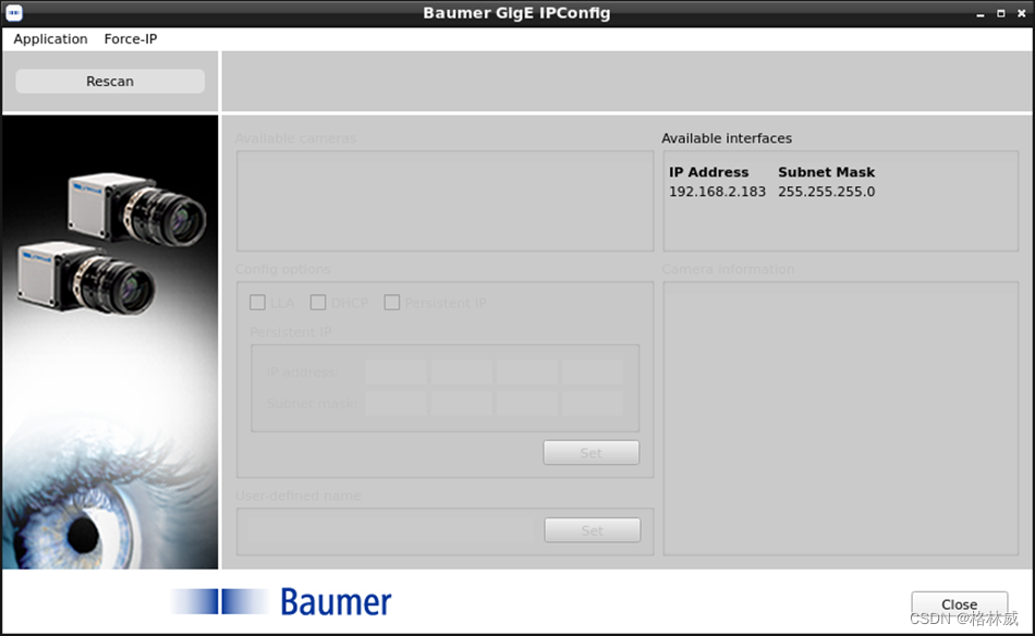 Baumer工业相机堡盟相机在Linux系统下安装使用CameraExplorer软件和相机IP设置工具_baumer cameralink软件-CSDN博客
