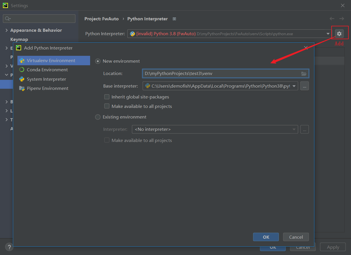 pycharm gitee 克隆后本地venv的配置_pycharm don't ask again-CSDN博客