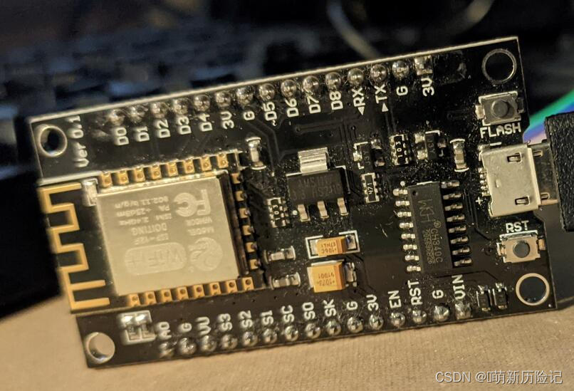 0.0.1 NODEMCU-ESP8266-12F VER 0.1CH340G开发版V3 4线oled0.96寸屏天气时钟日记_esp8266 ...