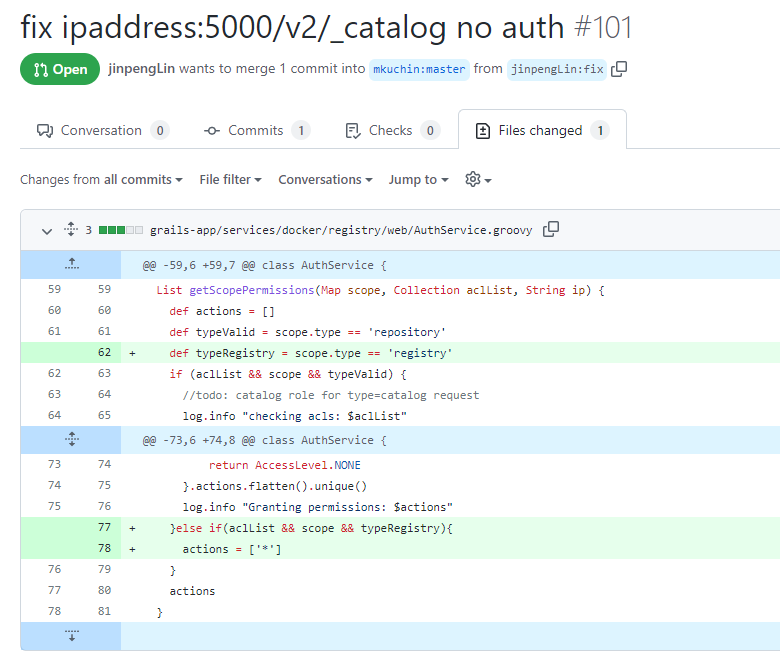 Docker Registry V2 开启auth查询或获取私有仓库(registry)中的镜像列表catalog错误--Bearer realm insufficient_scope ...