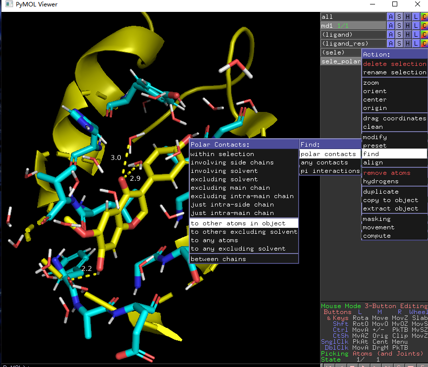 pymol作图-氢键_pymol显示氢键-CSDN博客