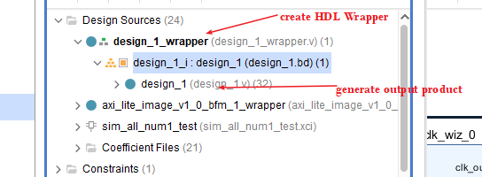 vivado ps开发FPGA中generate output product 和 create HDL Warpper的作用_generate output products-CSDN博客