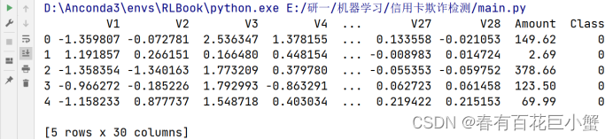 基于python的信用卡欺诈检测机器学习案例报告机器学习python报告 Csdn博客