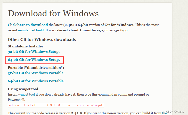 Git的安装与配置_portablegit-CSDN博客