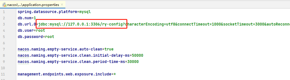 Docker配置Nacos启动报错java.lang.IllegalStateException: No DataSource set_caused by: java.lang ...