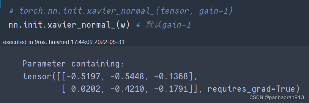 [nn.Parameter]理解总结与初始化方法大全-CSDN博客
