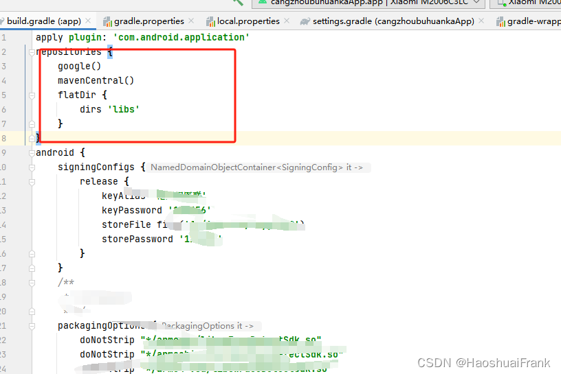 missing gradle project information.please check if the IDE successfully synchronized its state ...