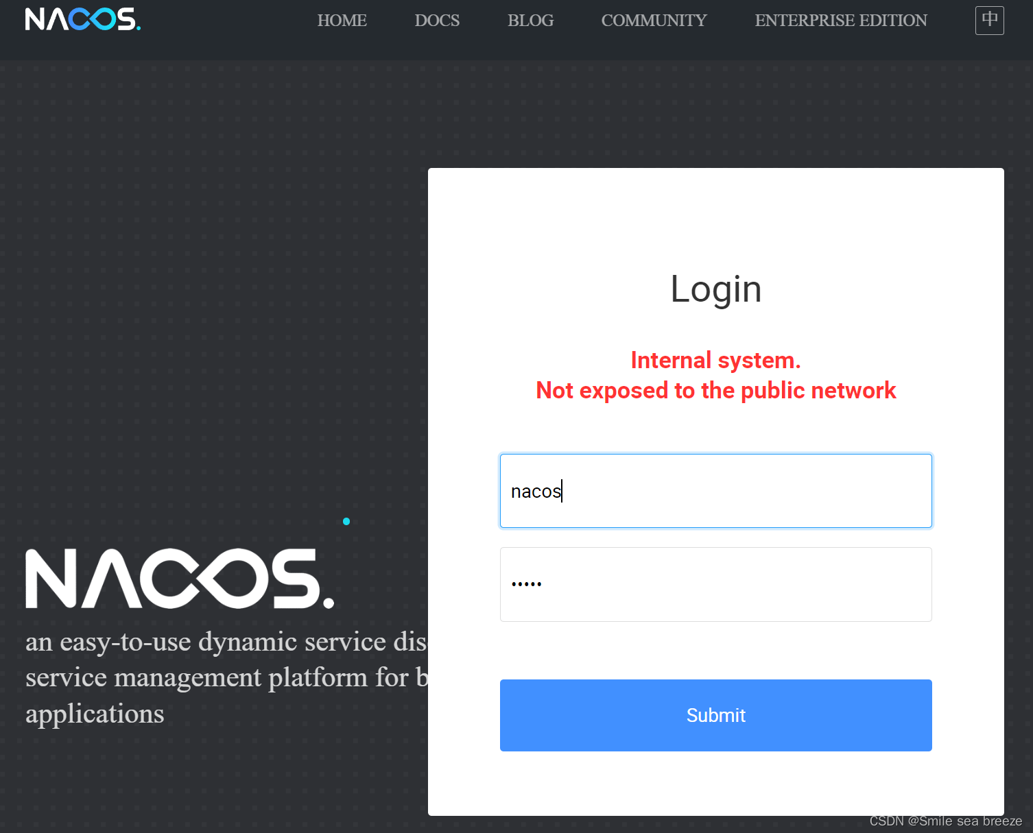 Windows下Nacos安装和下载_nacos2.2.0下载-CSDN博客