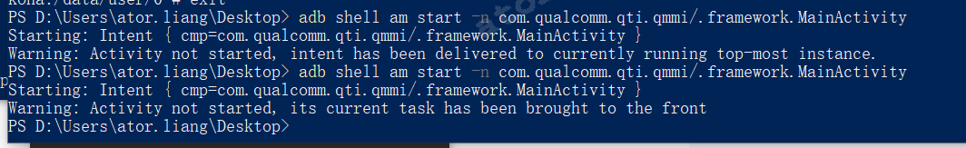 adb am start -n启动安装的apk_com.qualcomm.qti.qmmi-CSDN博客