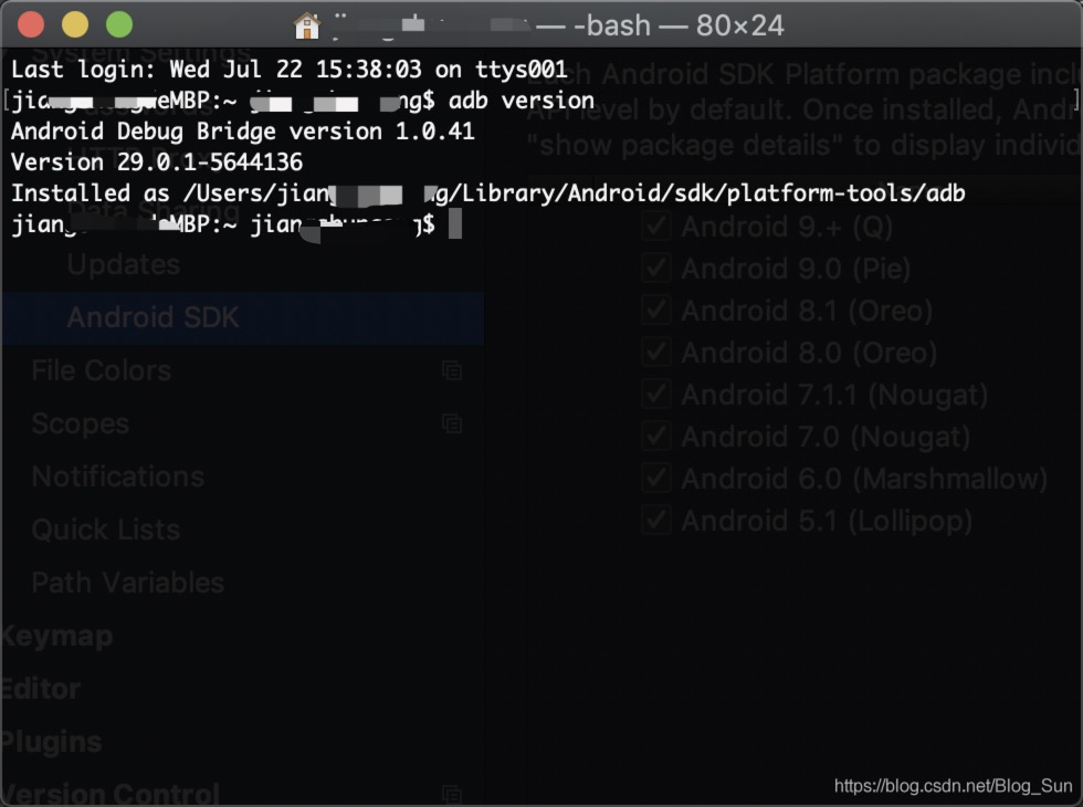 mac Android Studio配置adb环境(使用adb报错 adb: command not found)_andriod studio 可以通过terminal可以使用adb,但是 ...