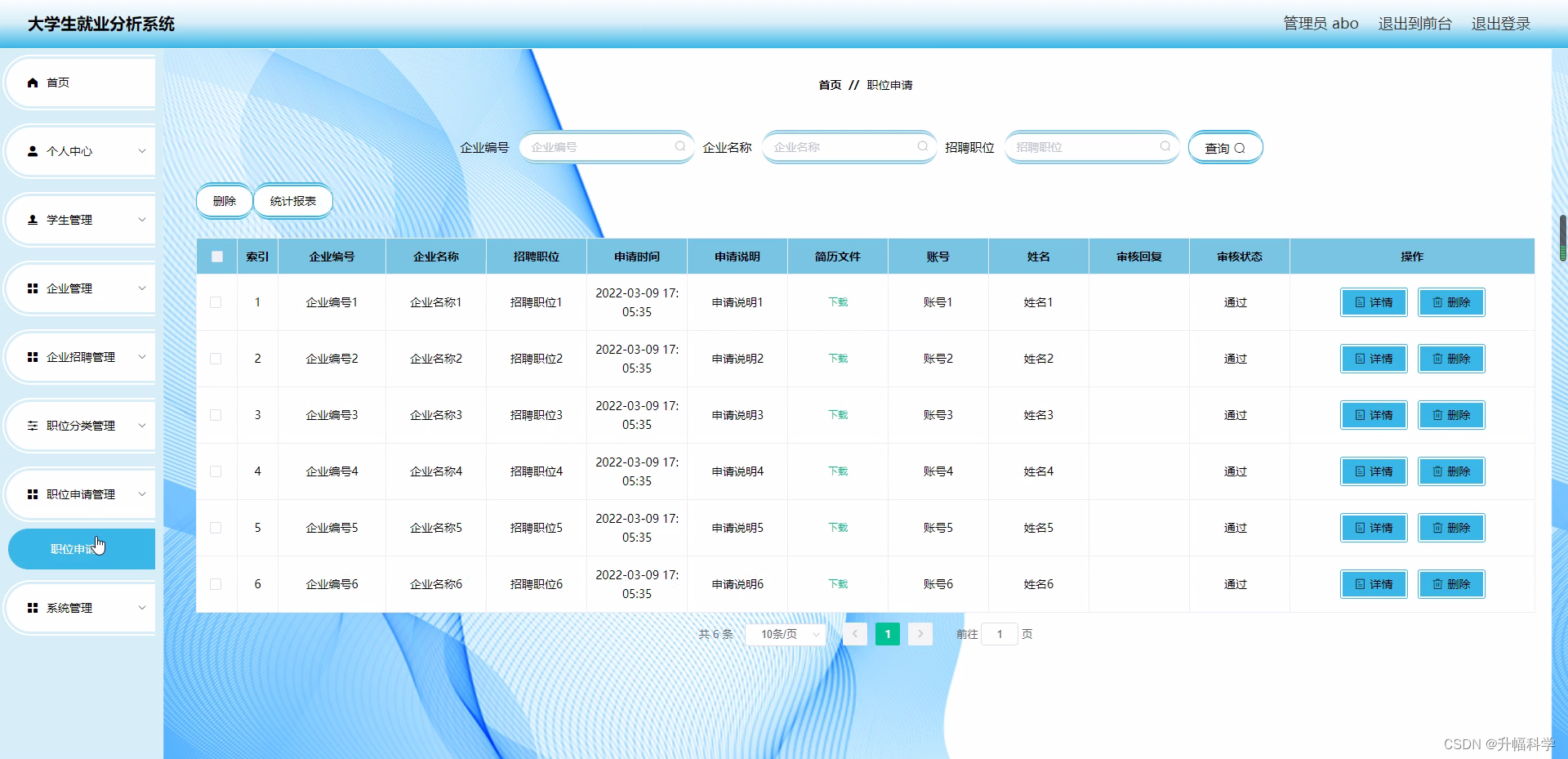 附源码 Javassm计算机毕业设计java大学生就业管理系统5t101【源码、数据库、lw、部署】 Csdn博客