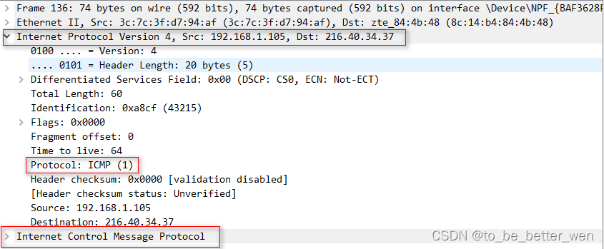 ICMP (Internet Control Message Protocol)_internet control massage protocol-CSDN博客