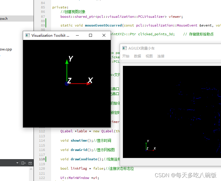 【pcl学习记录】qvtkwidget中添加左下角坐标轴viewer Setupinteractor Csdn博客