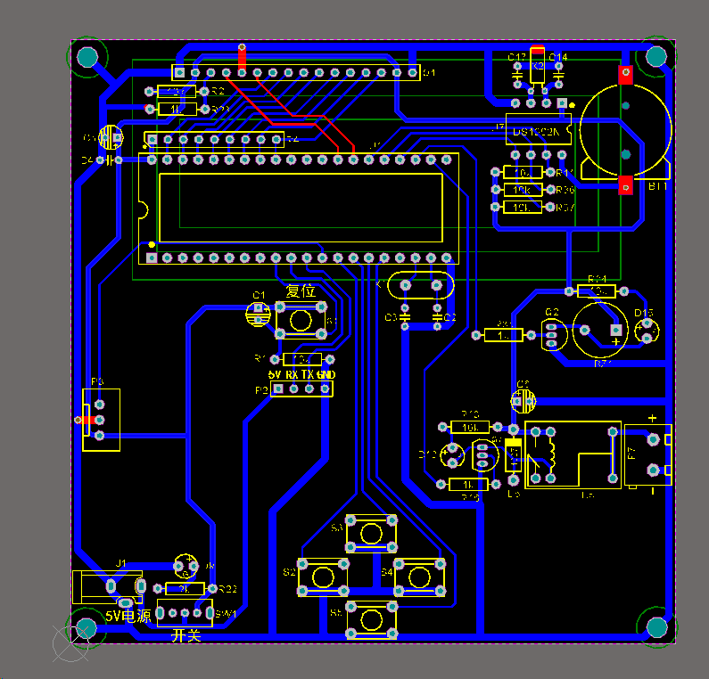 基于51单片机的智能水表水流量计流量报警器proteus仿真原理图PCB_protuse 流量计-CSDN博客