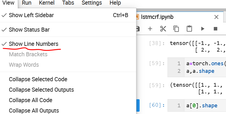 【Pytorch】notebook显示行号_kaggle添加行号-CSDN博客