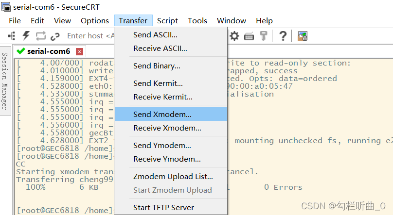 6818开发板（arm平台）利用SecureCRT连接主机并运行程序（99乘法表）_crtarm命令-CSDN博客