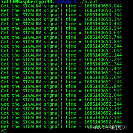 setitimer函数介绍_c语言 setitimer_弗朗克21的博客-CSDN博客