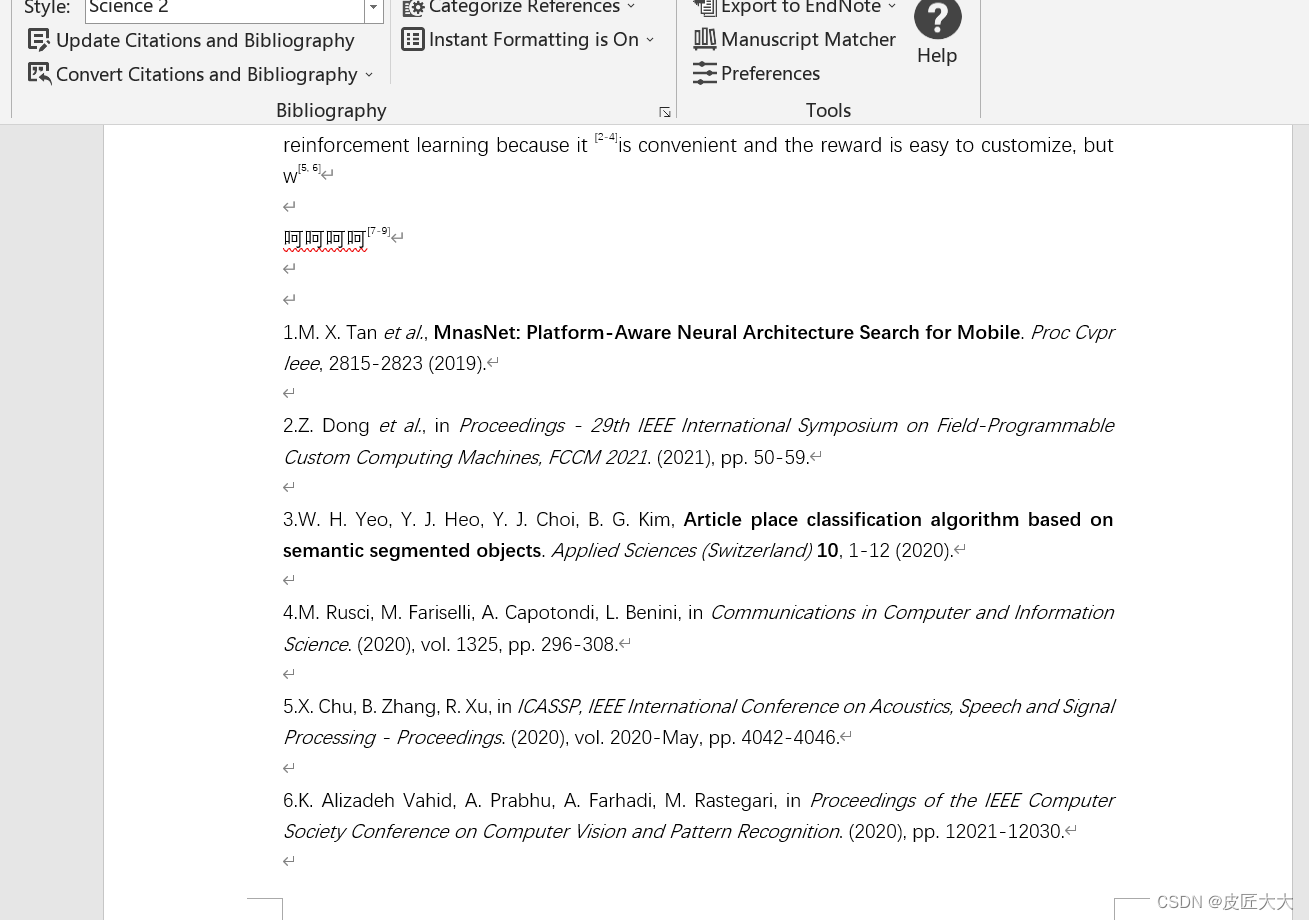 endNote教程 -4-编辑参考文件格式_endnote word 教程-CSDN博客