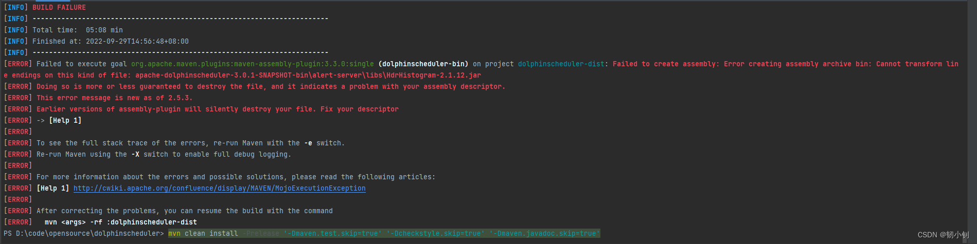 dolphinscheduler 3.0.1代码下载编译及部署_dolphinscheduler 3.0 如何使用源码打dist包-CSDN博客