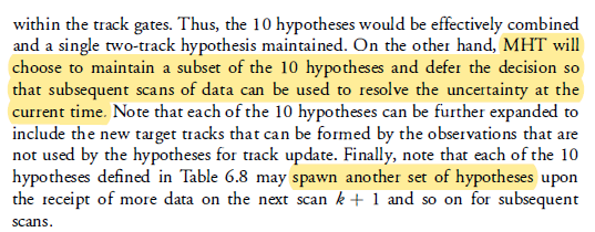 MHT: Basic Methods for Data Association（六）Multiple Hypothesis Tracking ...