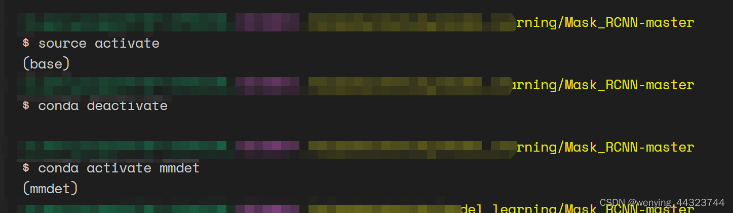 激活conda虚拟环境出现：IMPORTANT: You may need to close and restart your shell after running ‘conda init ...