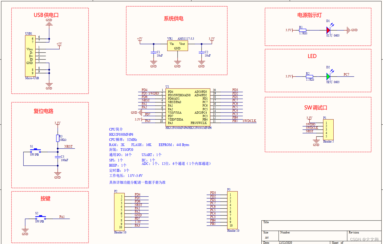 航顺HK32F030M使用记录1_hk32f030如何用dpa调试-CSDN博客