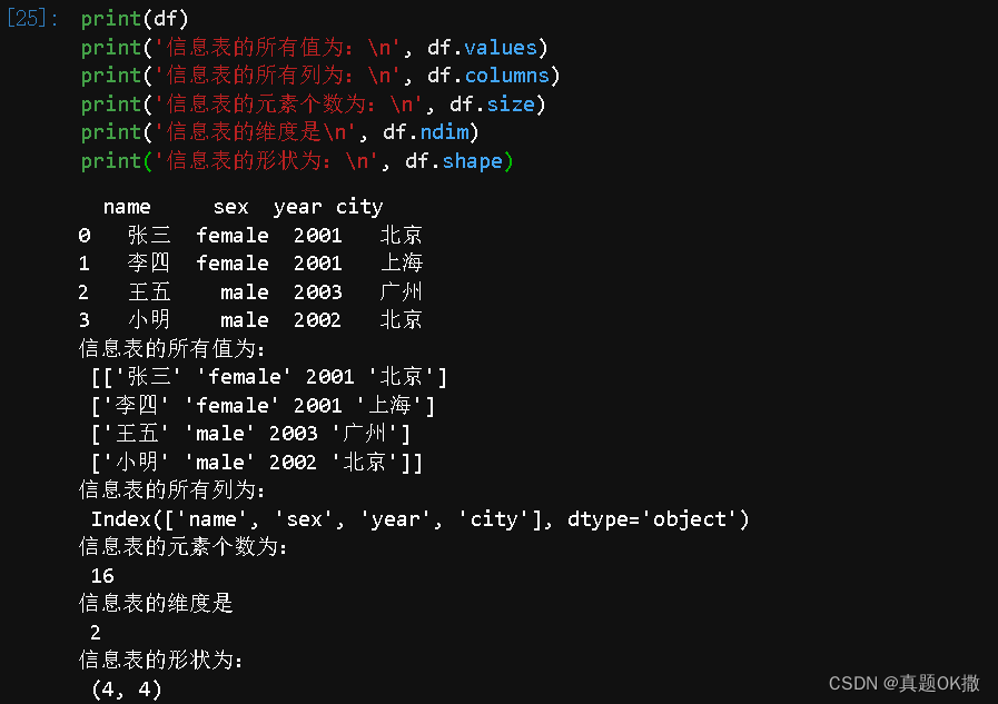 第四章 Pandas 统计分析基础panadas Csdn博客