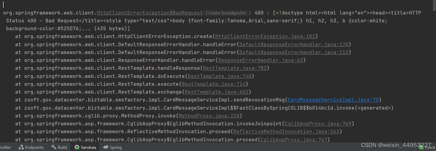 关于使用RestTemplate请求接口时出现HTTP Status 400 - Bad Request原因_resttemplate 400 bad request-CSDN博客
