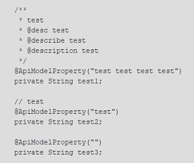实体类自动生成Swagger@ApiModelProperty(“$1“)注解_swagger文档对应实体类-CSDN博客