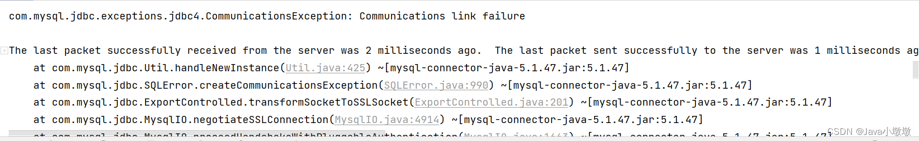 报错Cause com.mysql.jdbc.exceptions.jdbc4.CommunicationsException:Communications link failure，解决方法 ...