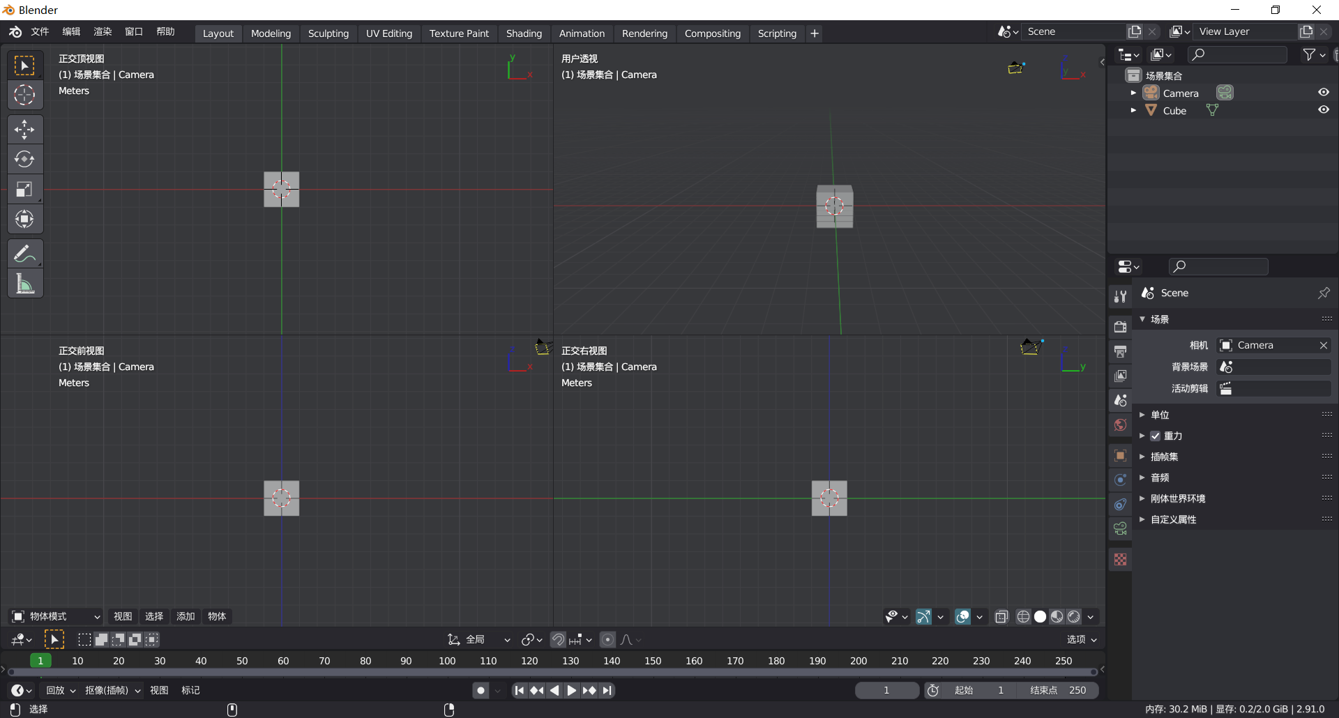 blender视图详解-CSDN博客