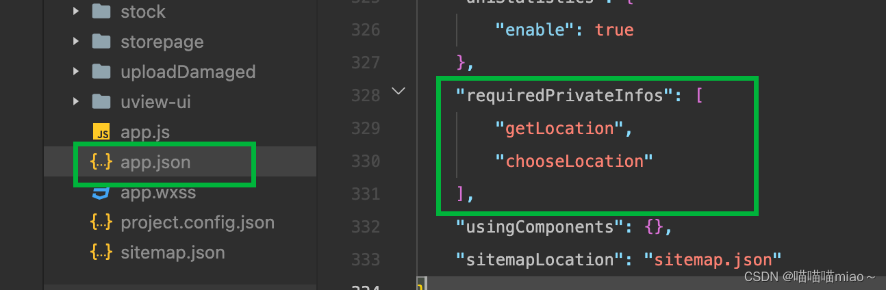 小程序提审‘接口未正确配置：wx:chooseLocation、wx.getLocation’_接口未正确配置:wx.chooselocation-CSDN博客