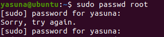 linux ubuntu的su: Authentication failure问题 & sudo passwd输入密码时,总是提示sorry,try again问题（笔记）_sudo输入密码 ...