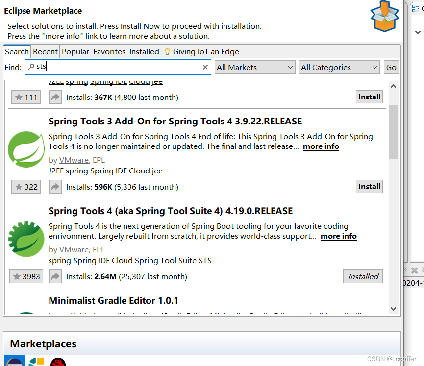 Eclipse安装spring插件_eclipse 4.22 spring插件-CSDN博客