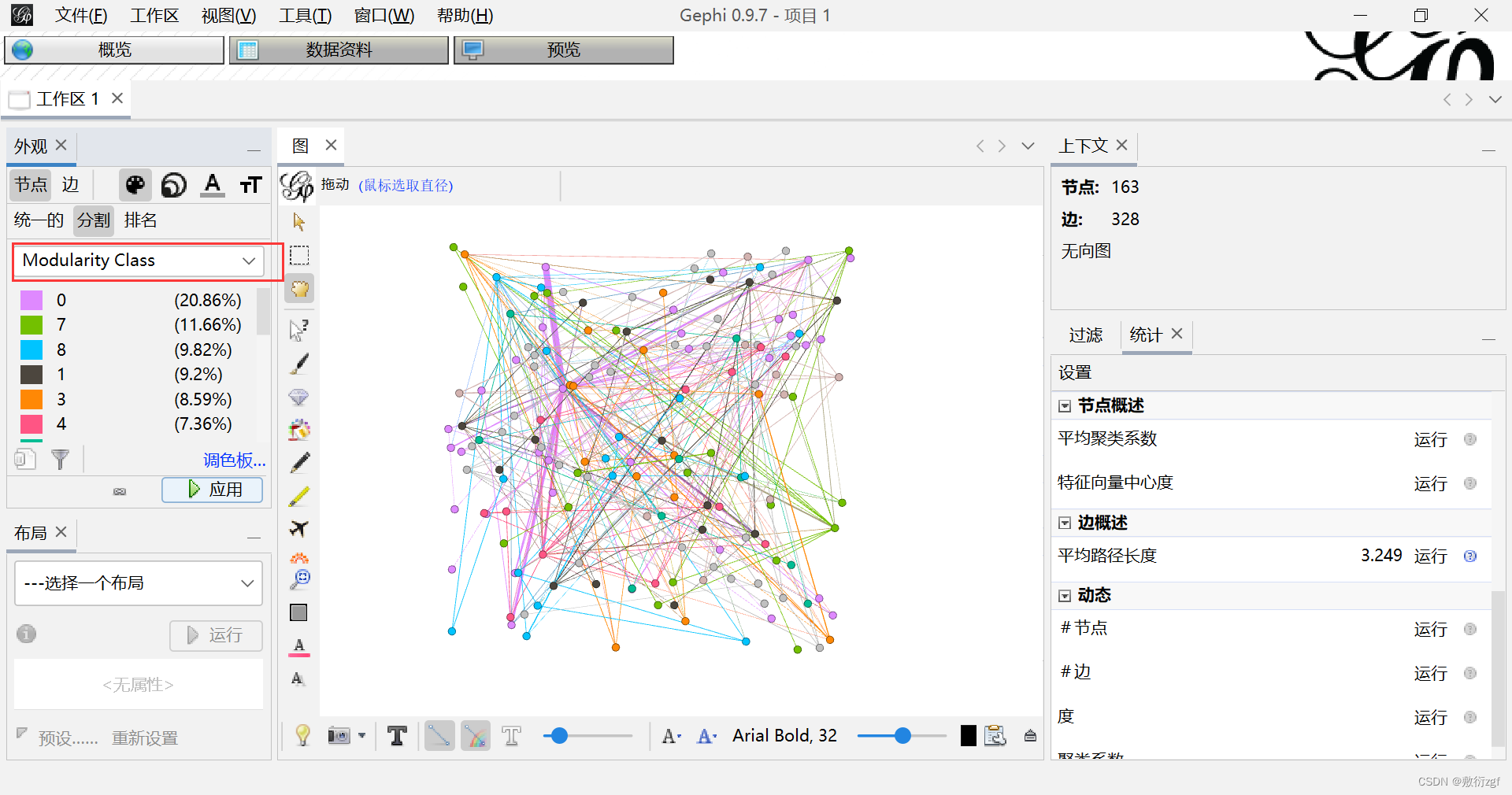 全网最详细的Gephi安装与使用教程-CSDN博客