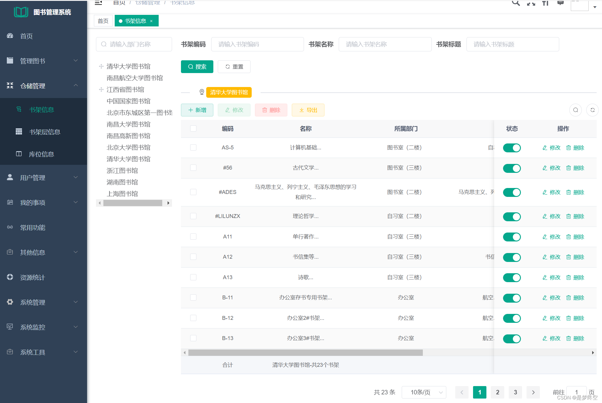 基于springbootvue的图书管理系统源代码数据库 044vue 书架源码 Csdn博客