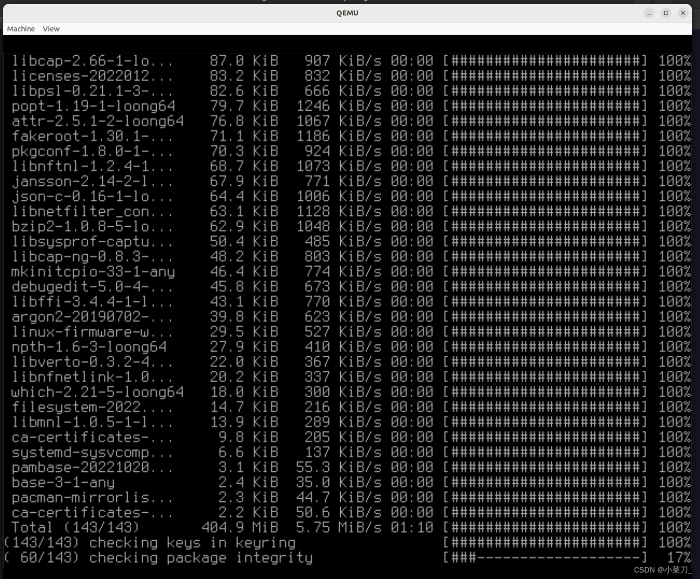 在x86平台体验龙芯LoongArch--使用Qemu-7.2安装LoongArch版的ArchLinux_archlinux loongarch-CSDN博客