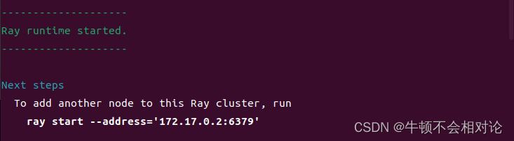 Ray的部署及测试_ray 配置-CSDN博客